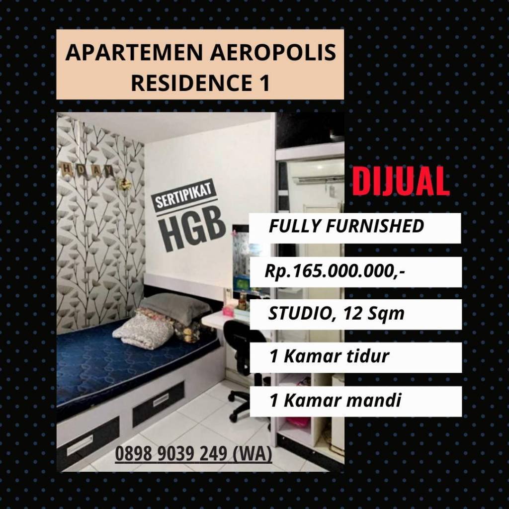 Apartemen AEROPOLIS residence 1 | Indohouses