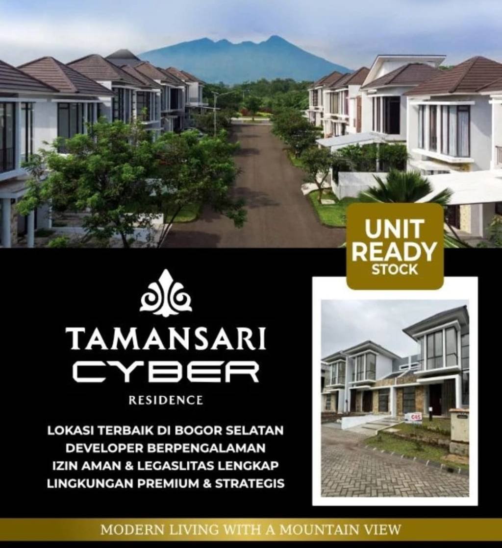 Rumah Ready Stock Type 62/105 Di Tamansari Cyber Bogor | Indohouses